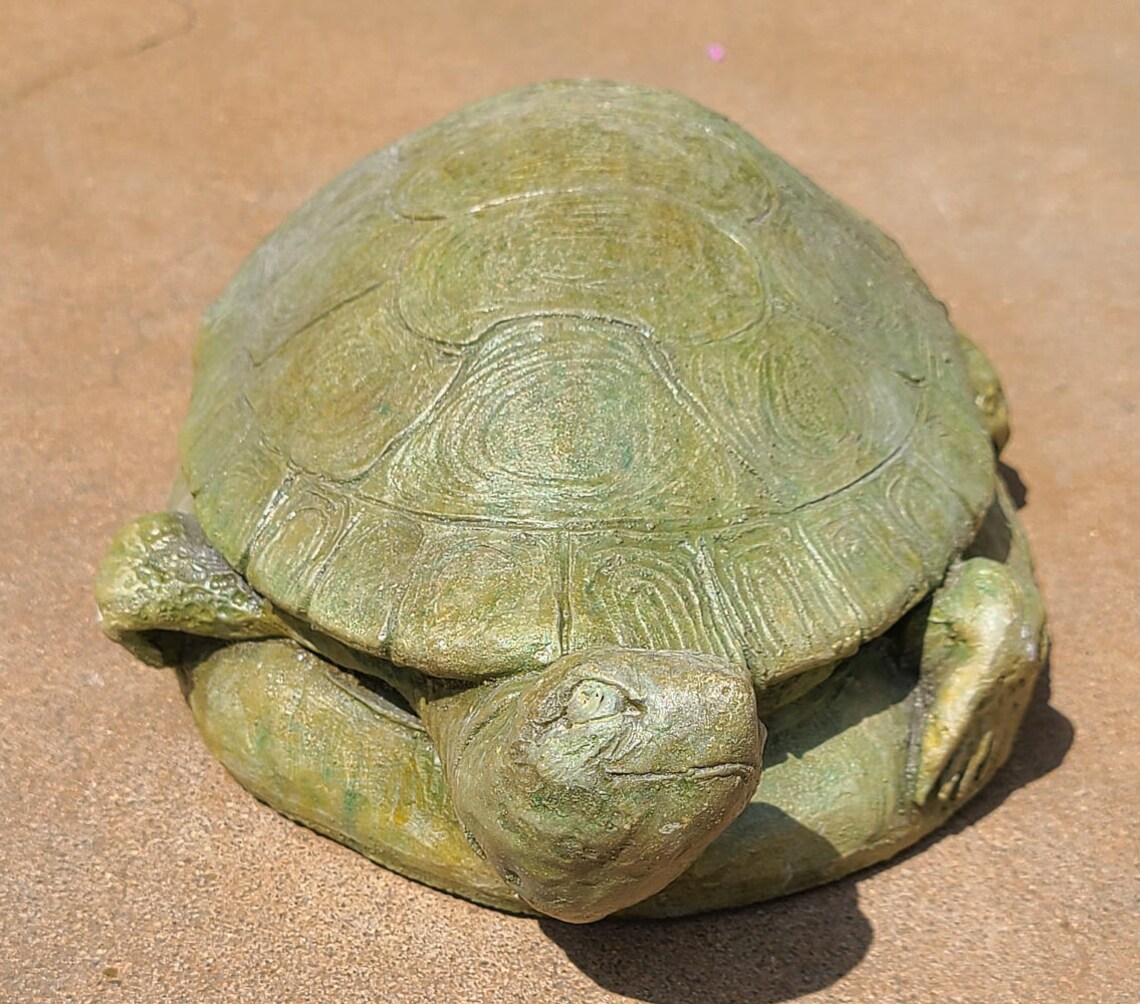 LATEX Large TURTLE Craft MOLD / Mould for Concrete or Plaster - Etsy