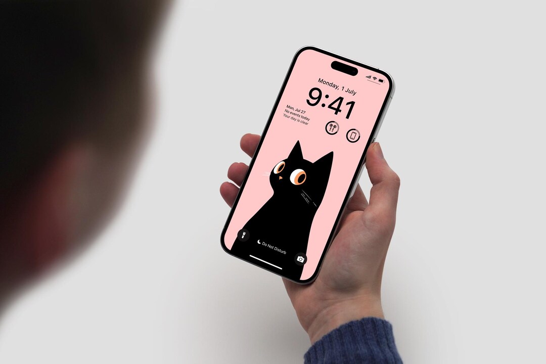 4K Mobile Home Screen Wallpaper, Black Cat Wallpaper for iPhone and ...