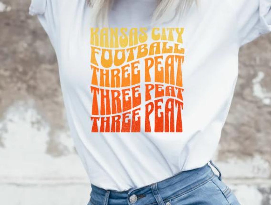 Kansas City 3peat, KC Three Peat,png Digital Design Download for Creators, KC Football ...