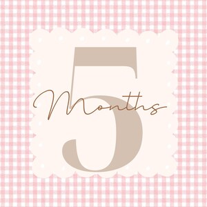 Month Baby Milestones - Etsy