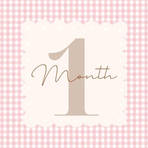 Month Baby Milestones - Etsy