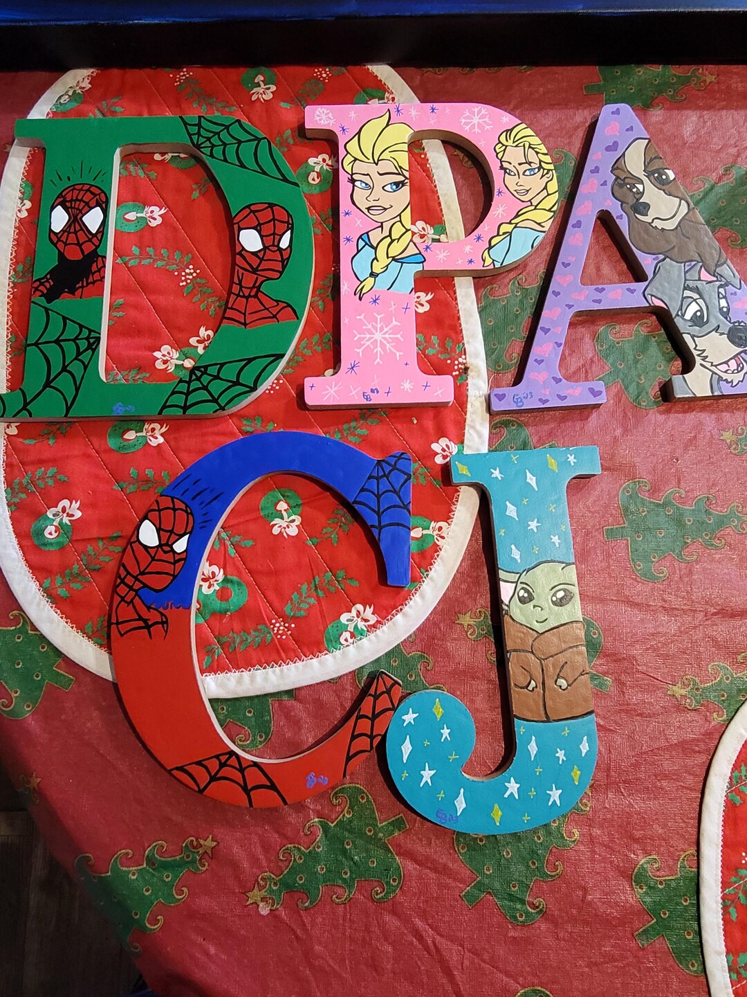 Custom Painted Letters - Etsy