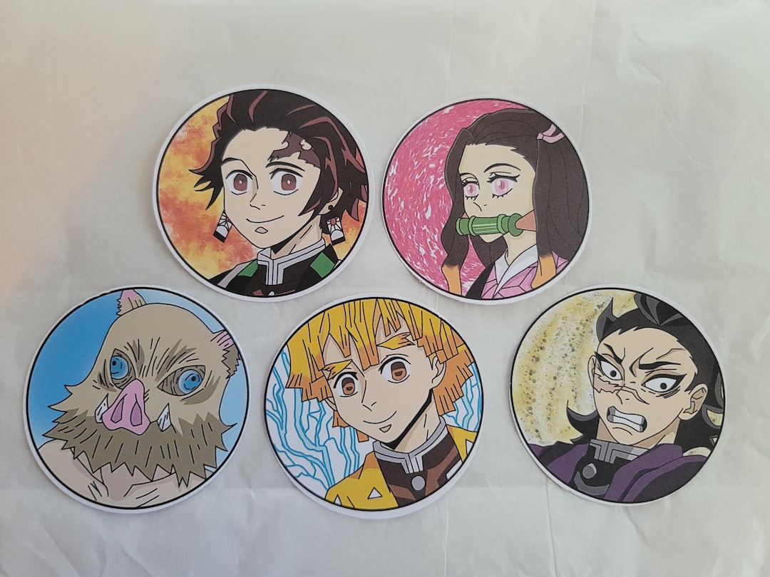 Demon Slayer Stickers - Etsy