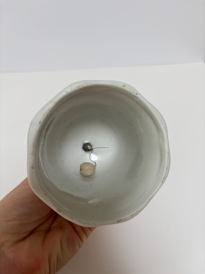 Vintage Dinner Bell, Country Goose Kitchen, Blue Bow, 1988 Artmark ...