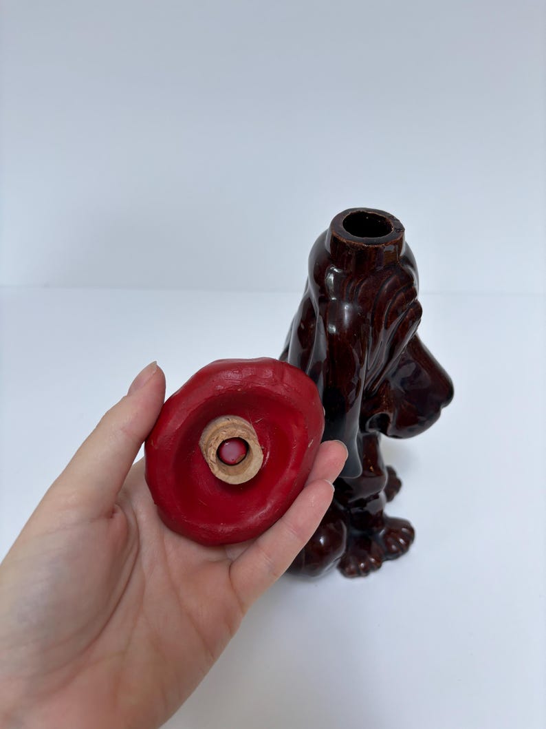 Vintage Enesco Booze Hound Sad Hound Dog Decanter Barware - Etsy