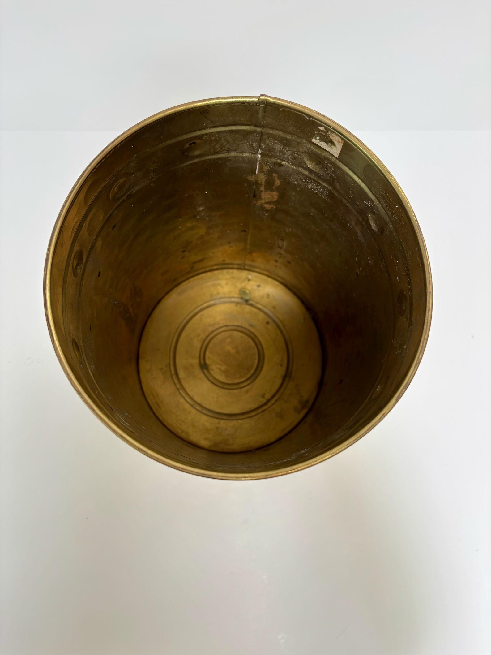 Vintage Lombard England Solid Brass Waste Basket Vintage Shiny Brass ...