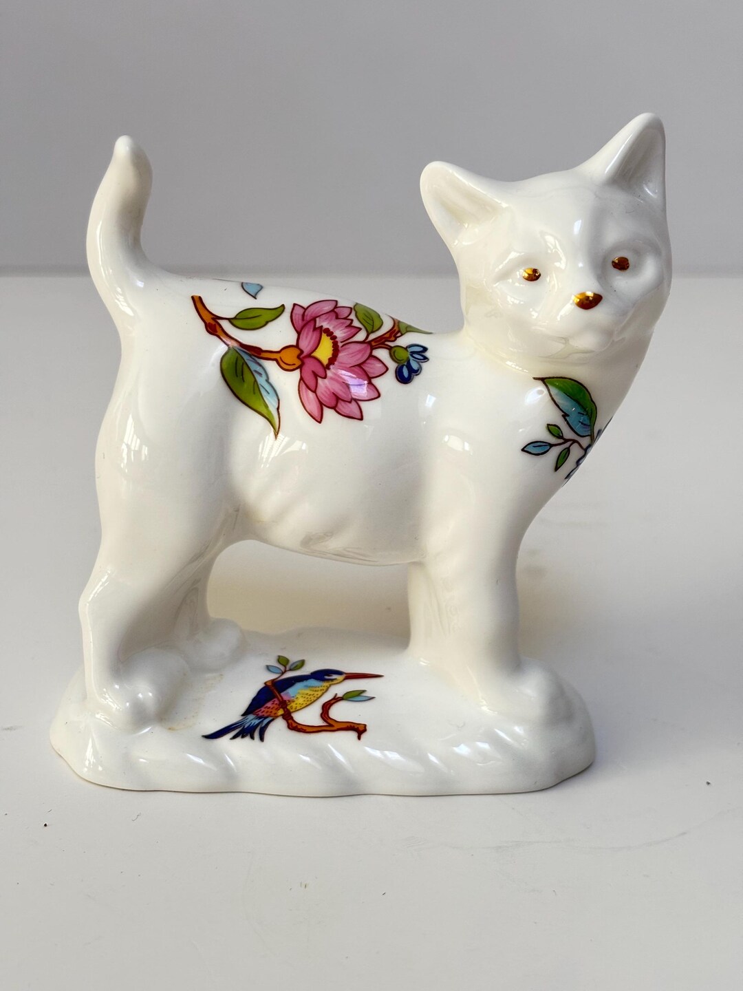 Vintage Aynsley Cat Standing Fine Bone China Figurine - 3.5