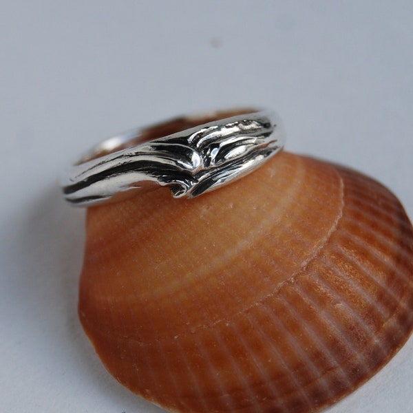 Wave Wedding Bands - Etsy