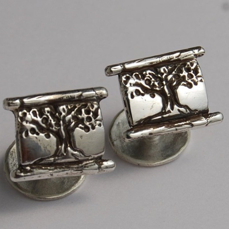 Tree Cuff Links - Etsy