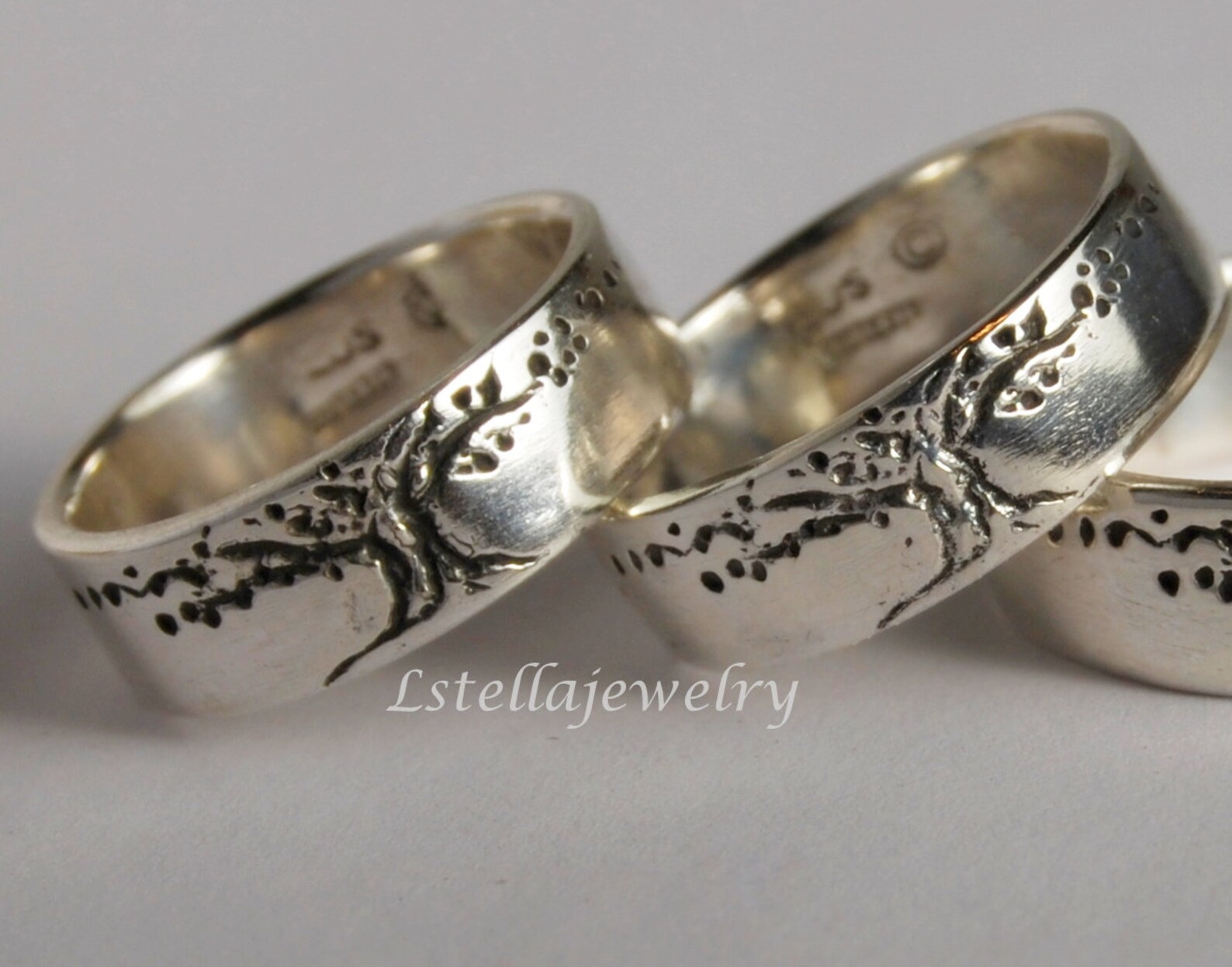 Tree of Life Pendant / Tree Design Necklace / Wood texture | Etsy