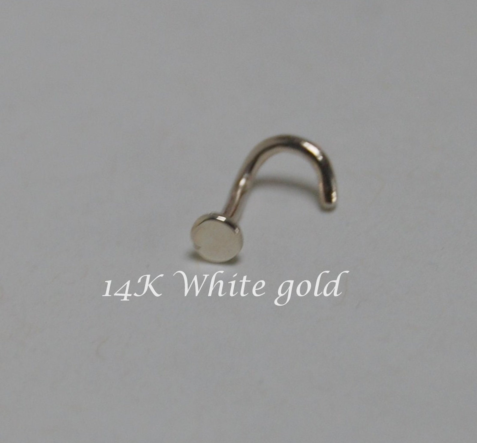 Flat Nose Stud / Gold Nose Stud / 3mm Nose Stud / Gold Tragus - Etsy