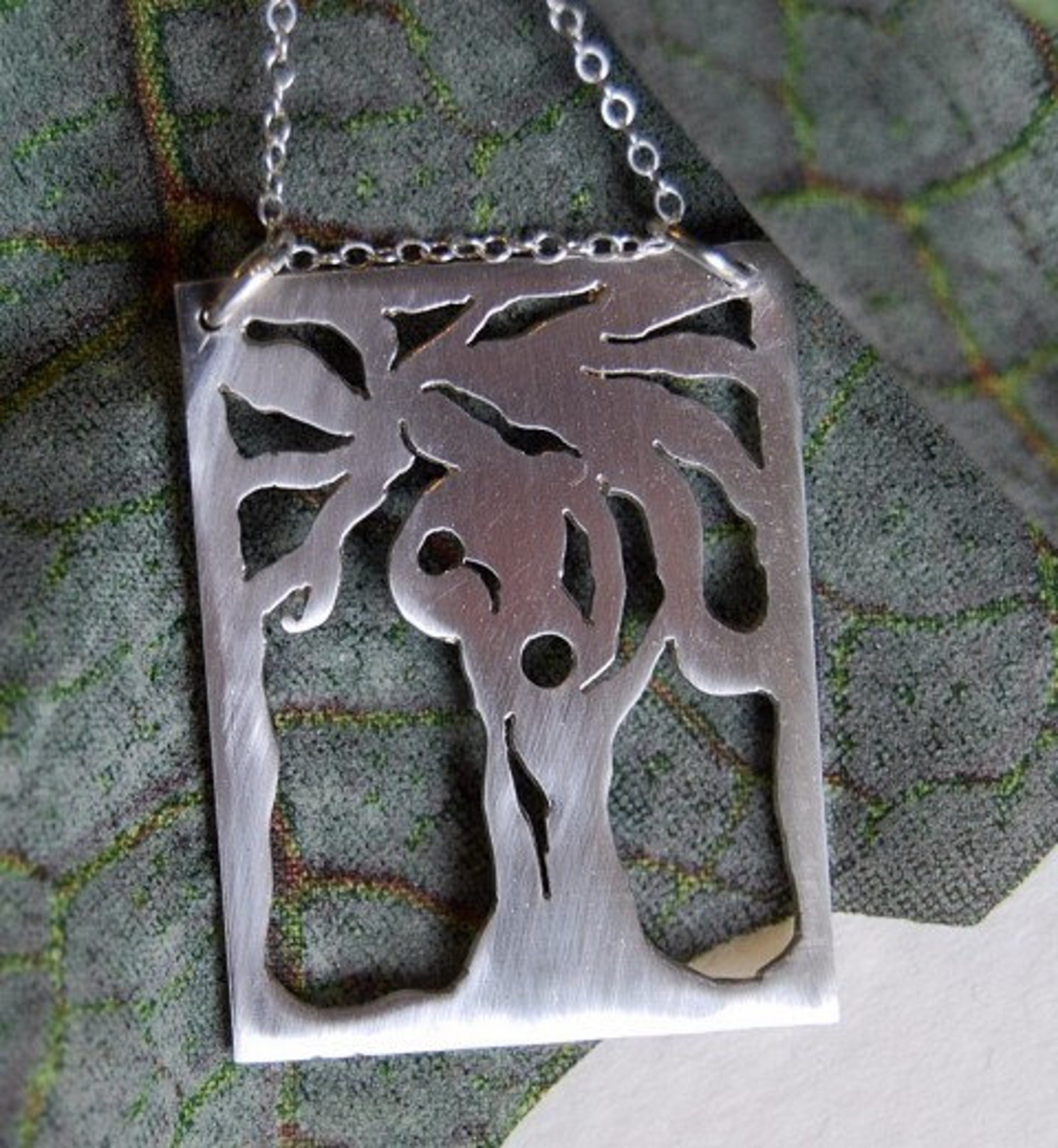 Mother Tree of Life, Motherhood Silver Pendant, Mother Child Infant ...
