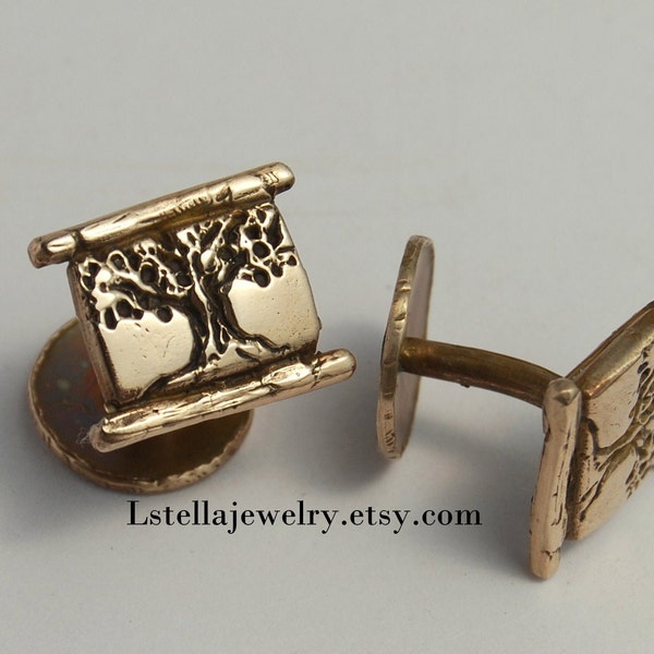 Tree Cuff Links - Etsy