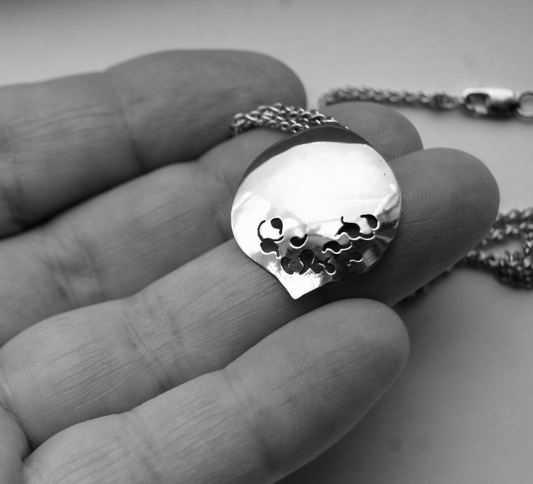 Floral Earrings Lily of the Valley, Sterling Cutout Lily Earrings Lily ...