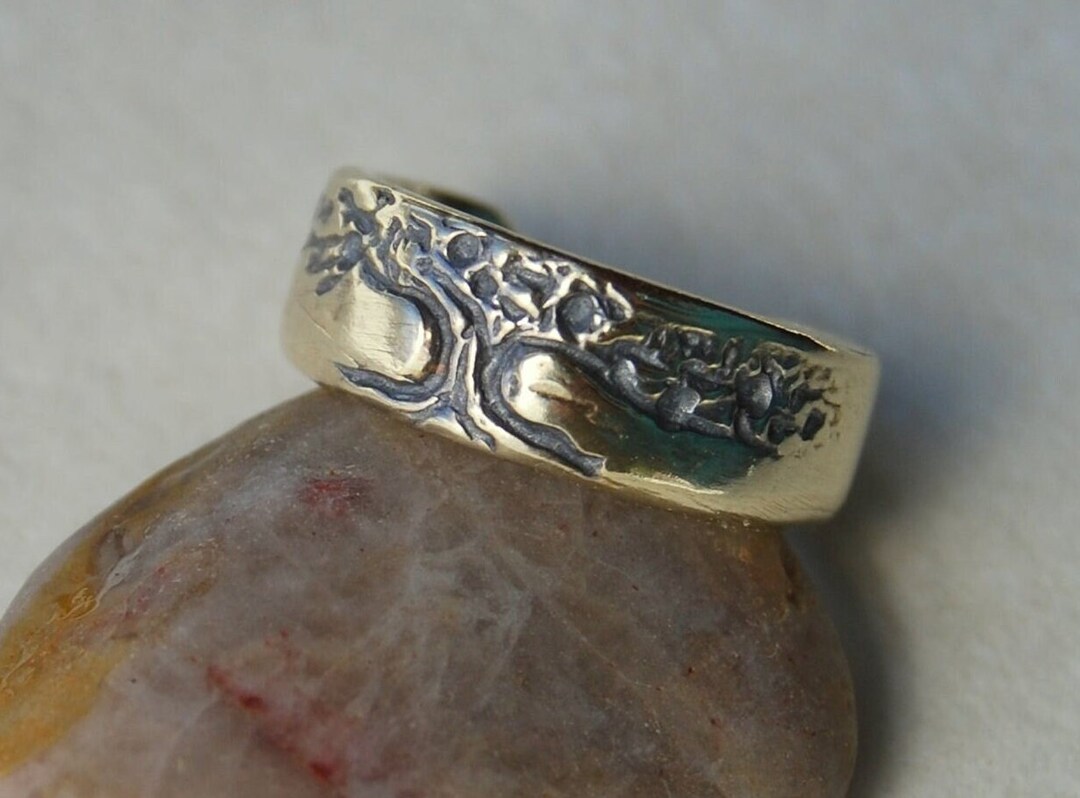 Tree of Life Ear Cuff Gold Non-pierced Cuff, Solid Gold-10k or 14K ...