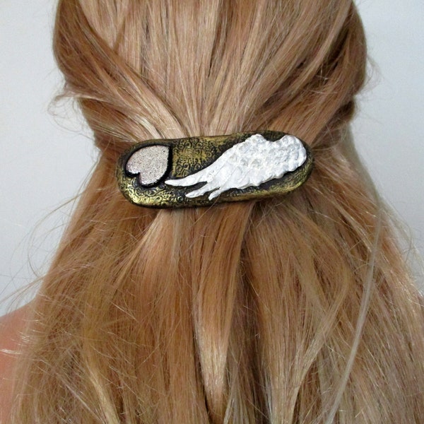 Angel Wing Hair Clip - Etsy