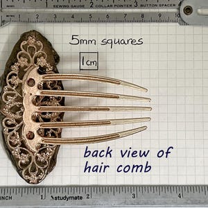 Abalone Hair Comb, Paua Shell Hair Decorative Comb, Seashell Barette ...