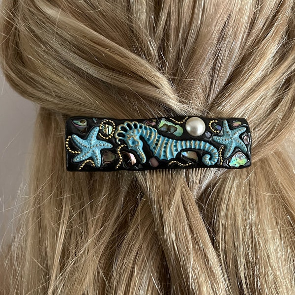 Sea Shell Hair Clips - Etsy