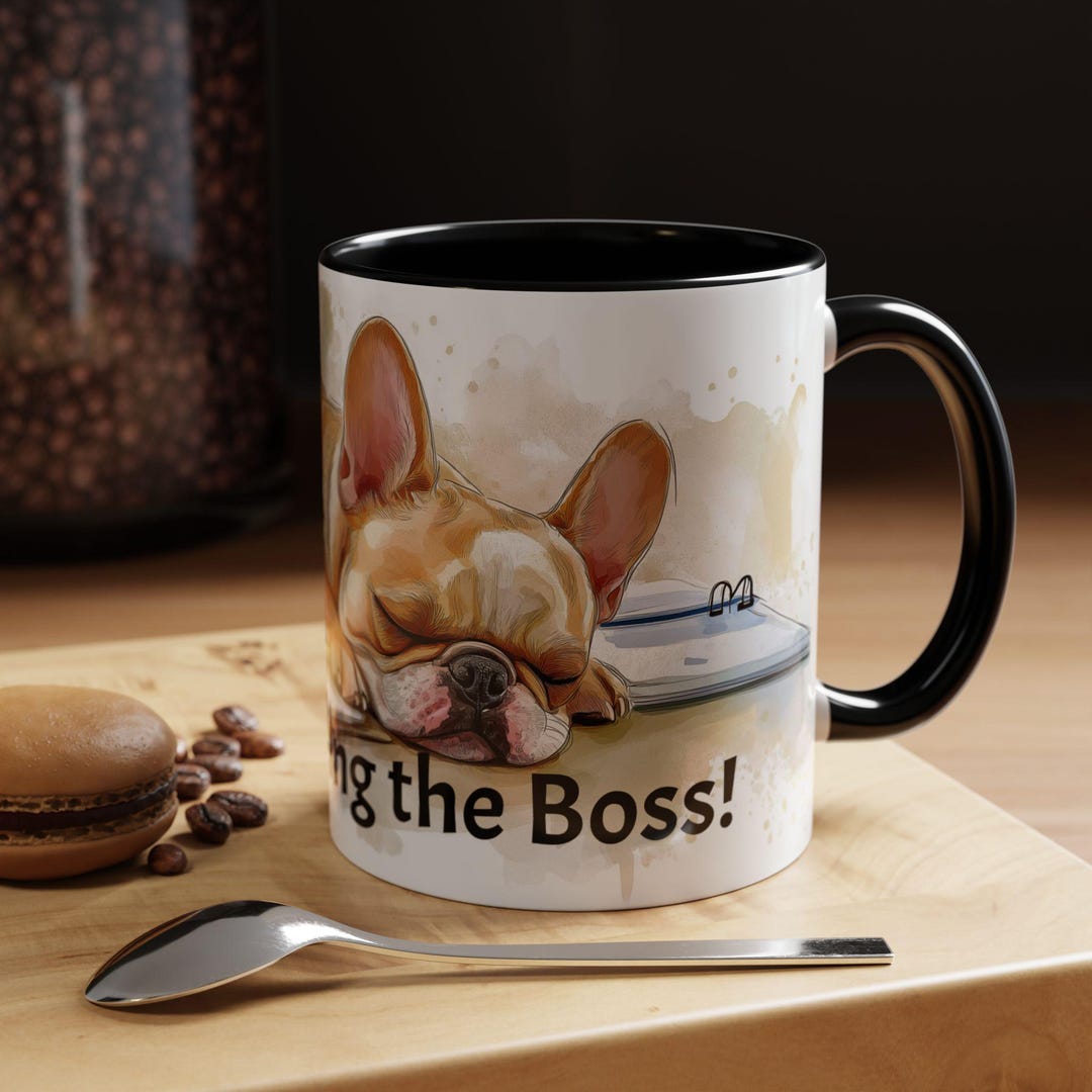 Cute French Bulldog Coffee Mug Perfect for Dog Lovers Boss Gifts Office ...