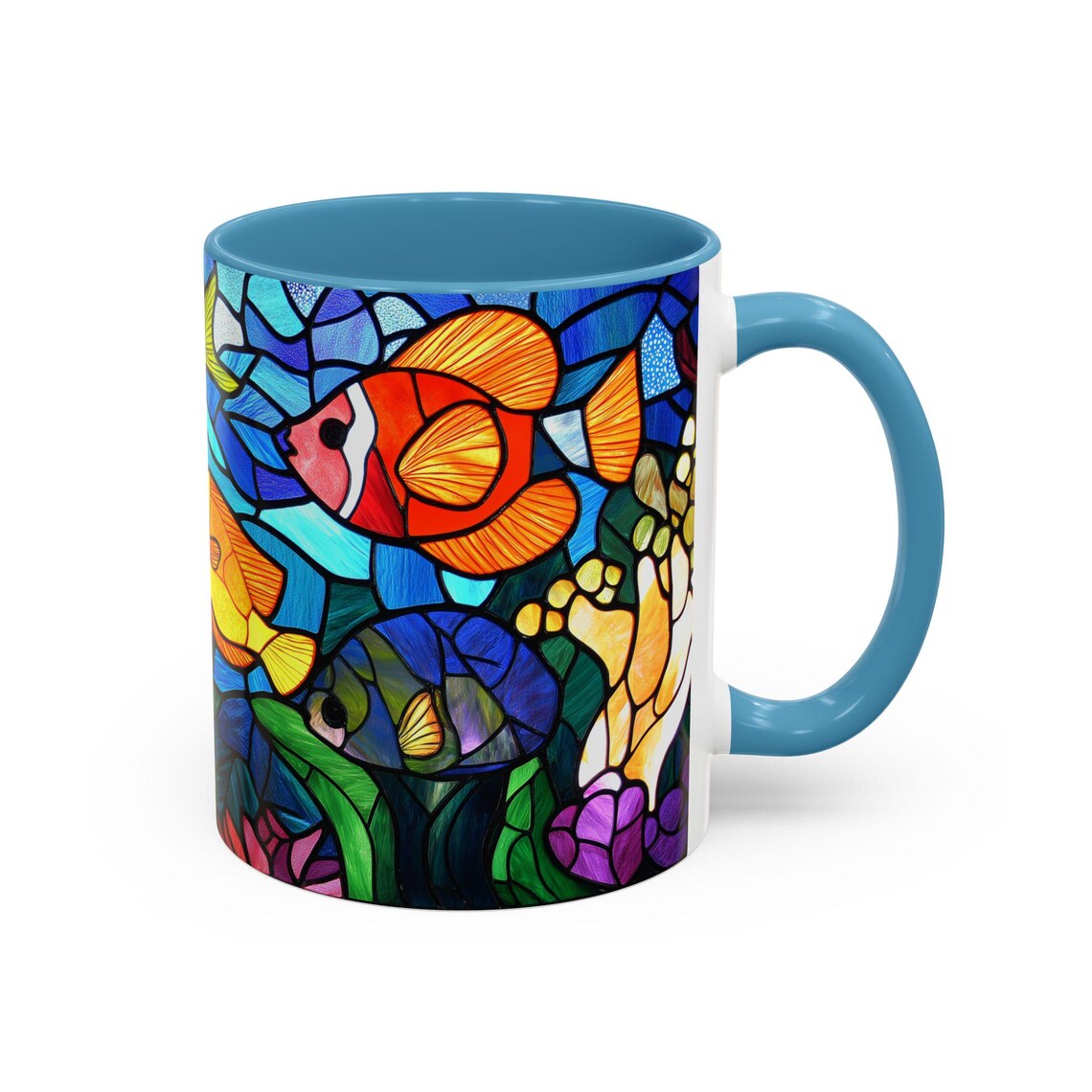 Vibrant Fish Coffee Mug Gift for Fish Lovers Gift for Birthdays Ocean ...