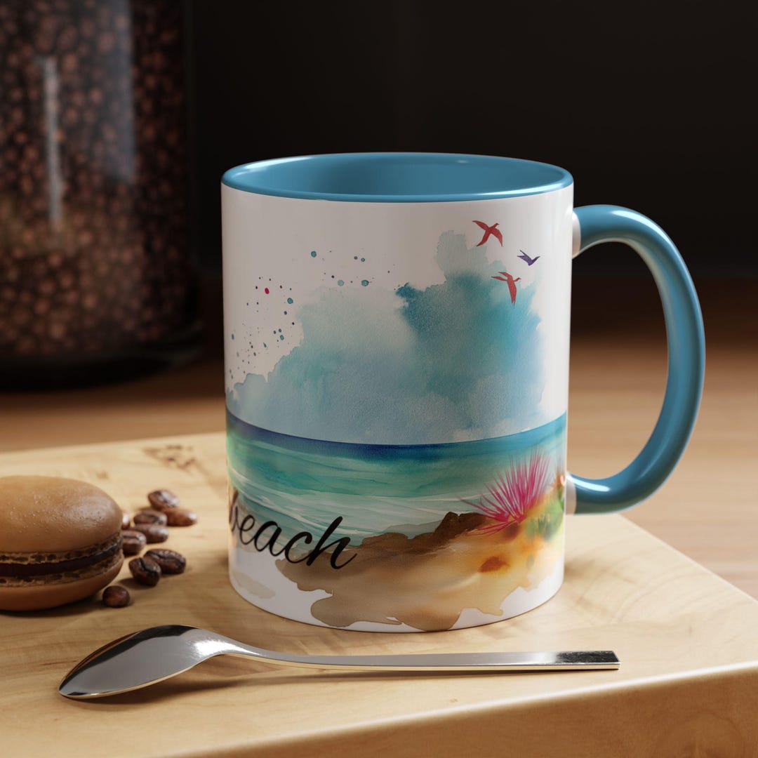 Beach Vibes Coffee Mug Tropical Mug for Coffee Lovers Gifts for Beach ...