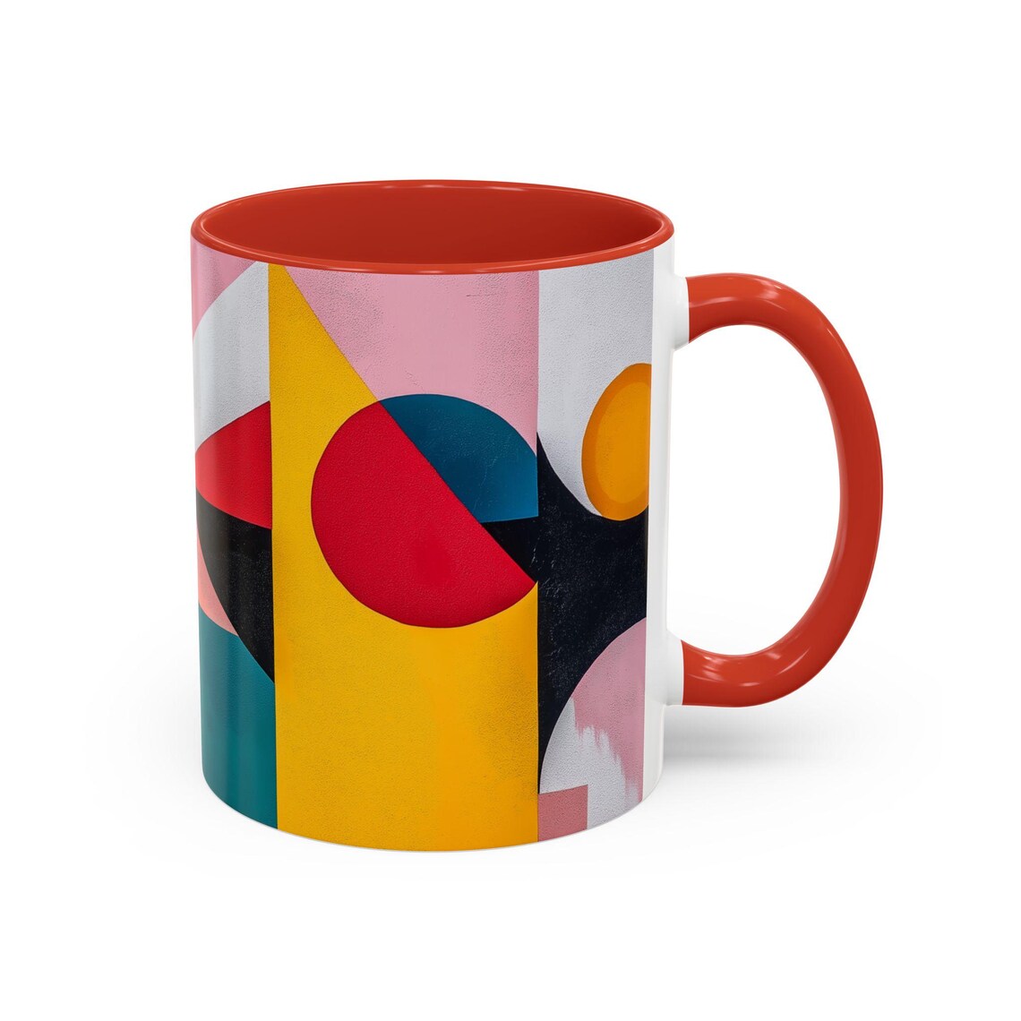 Abstract Art Accent Coffee Mug Modern Design for Home Unique Gift for ...