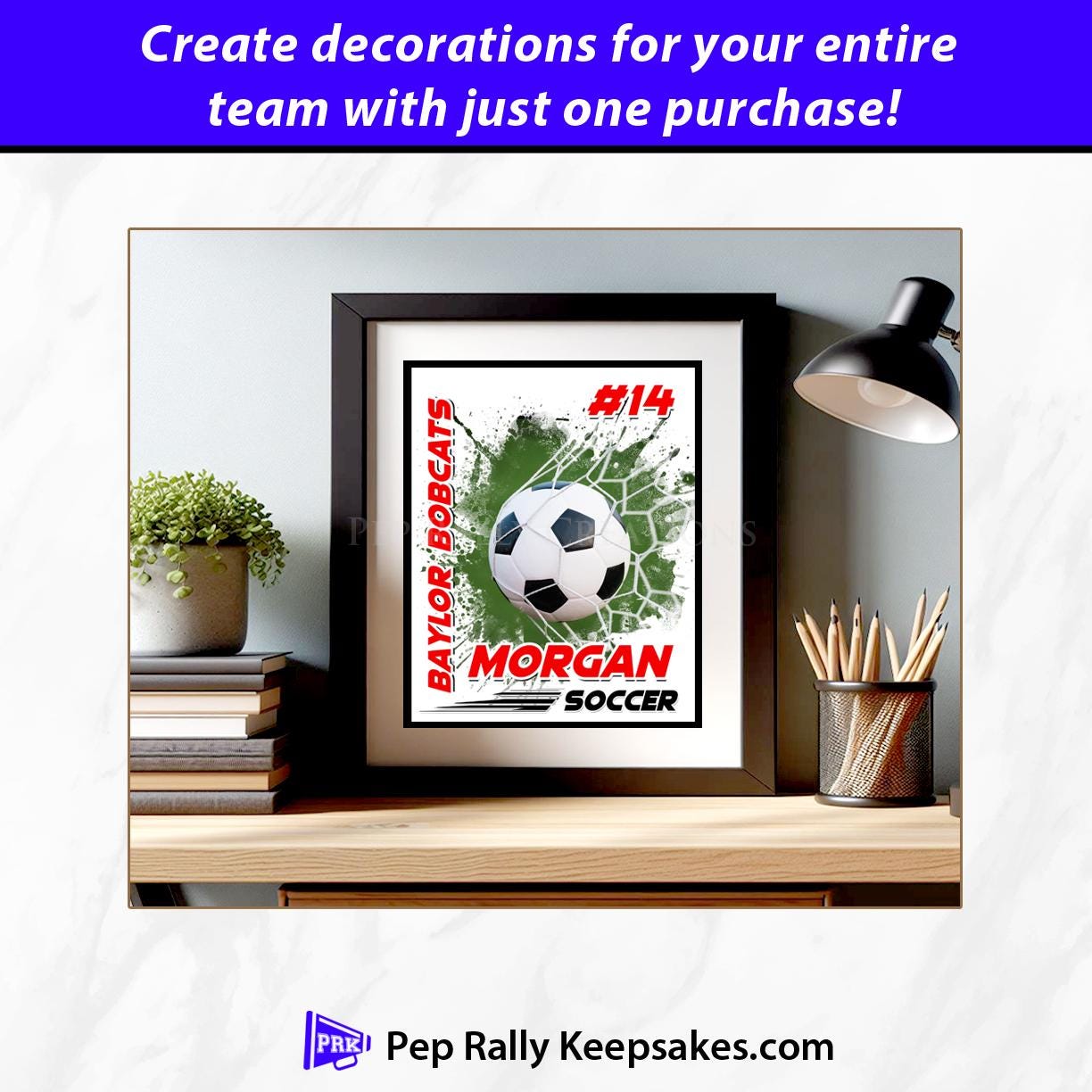 Soccer Locker Sign, Hotel Door Sign and Wall Art Grunge Poster to ...