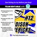 Volleyball Locker Sign, Door Sign and Wall Art Poster With Star to ...