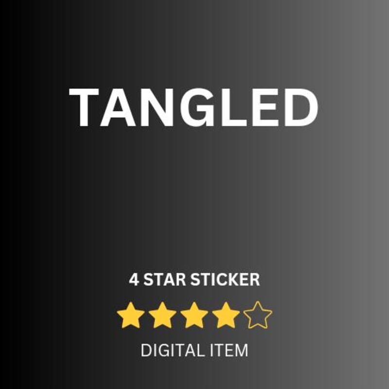 Tangled Stickers - Etsy