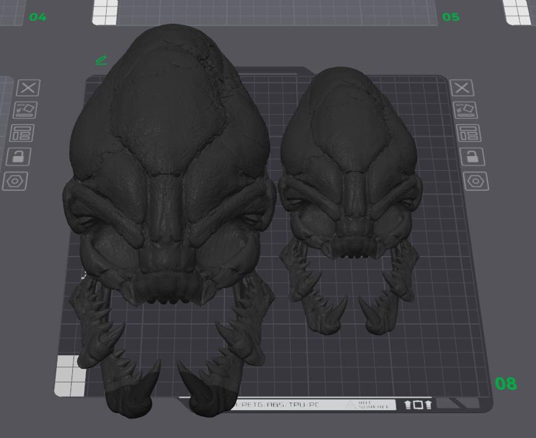 3d Printed Halo Elite Skull Medium Size for Cosplay or Display ...