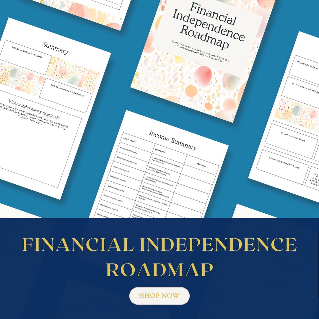 Financial Independence Roadmap, Easy-to-follow Digital Roadmap to ...