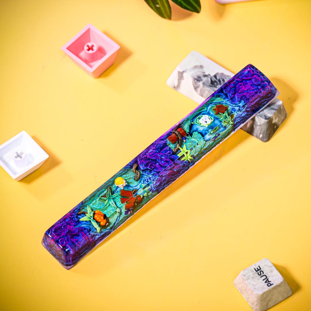 Ladybug and Frog Spacebar Artisan Keycap Mechanical Keycap Set Esc ...