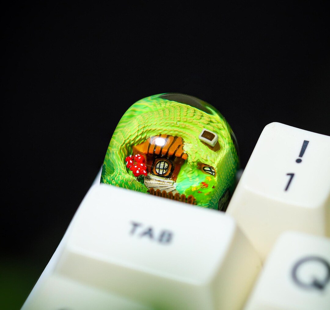 Hobbit House Artisan Keycap DOM Profile for Mechanical Keyboard, Custom ...