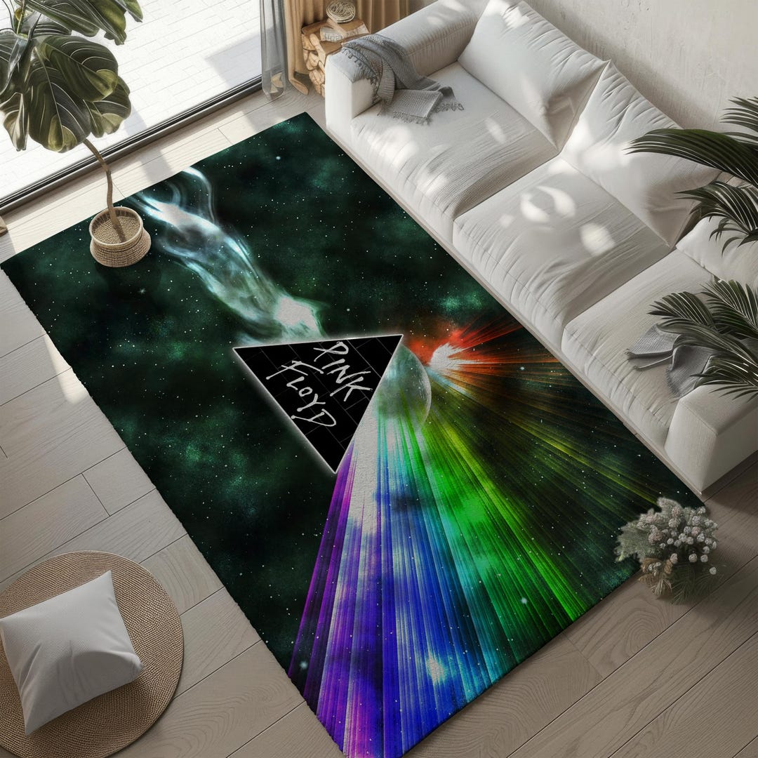 Pink Floyd Dark Side of the Moon Heritage Rug - Iconic Rock Carpet ...