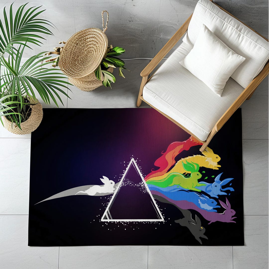 Pink Floyd Dark Side of the Moon Legacy Rug - Iconic Retro Music Carpet ...