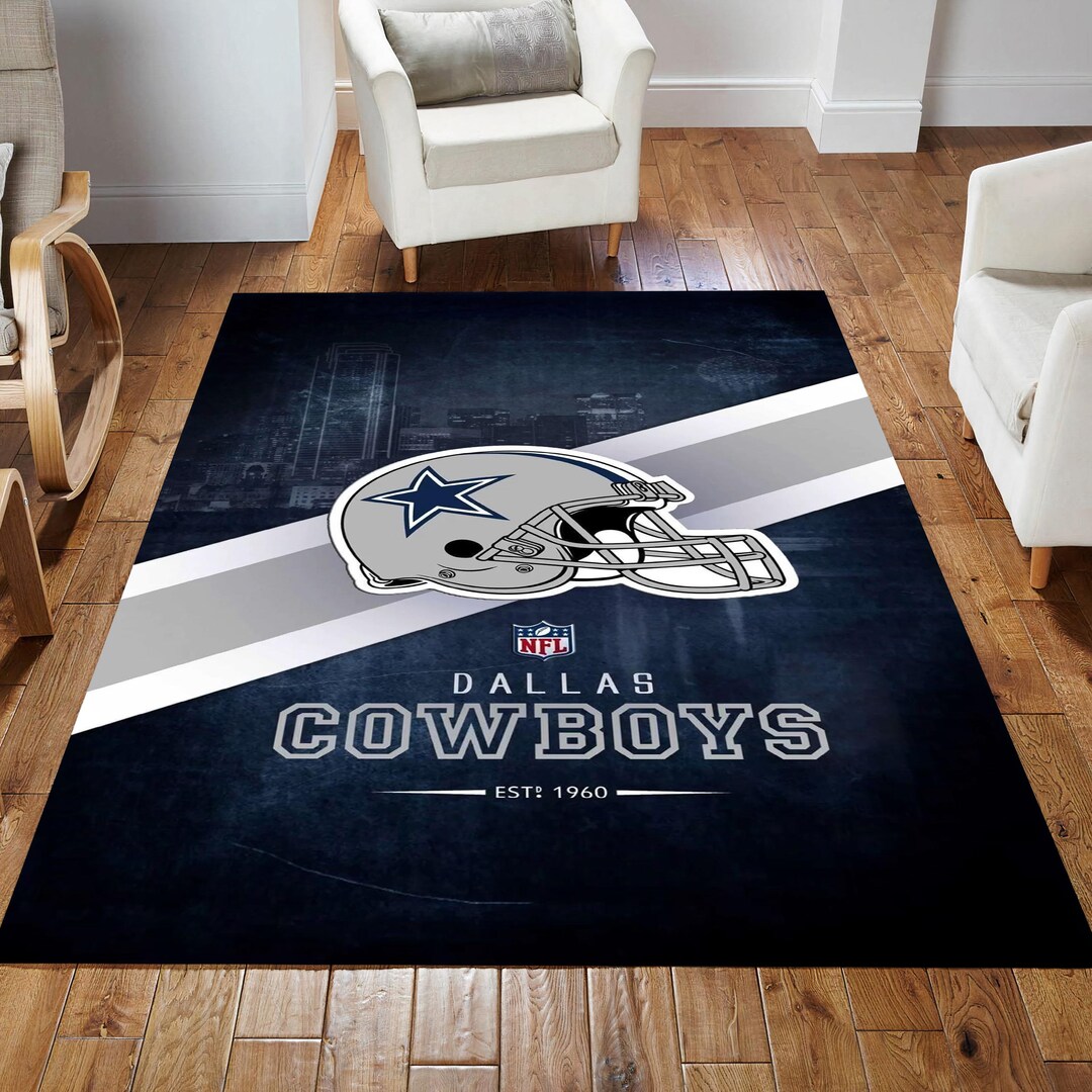 Dallas Cowboys Pride Rug – Premium NFL Carpet for Game Rooms, Man Caves ...