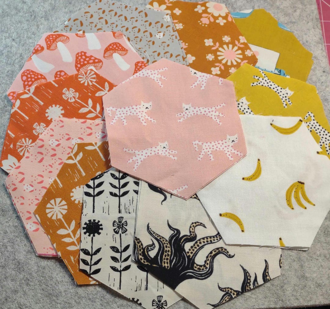 25 X 2 1/2" (unfinished) Edge Ruby Star Society Precut Cotton Fabric ...