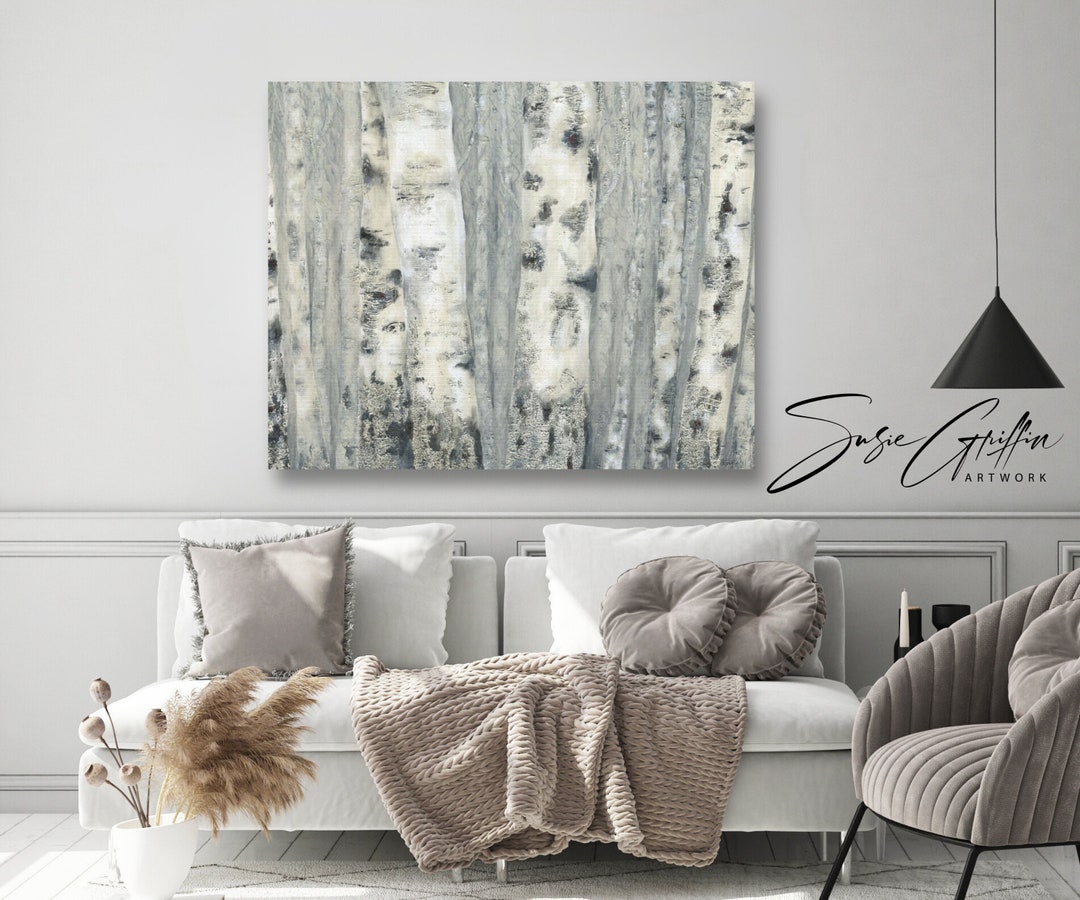Scars, Characters With Courage Birch Trees Canvas Reproduction - Etsy