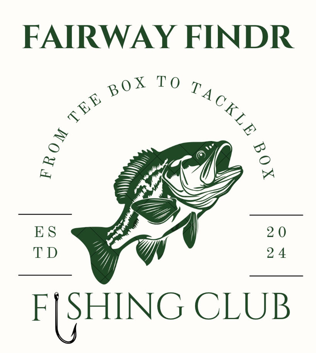 Fishing Digital Template - Etsy