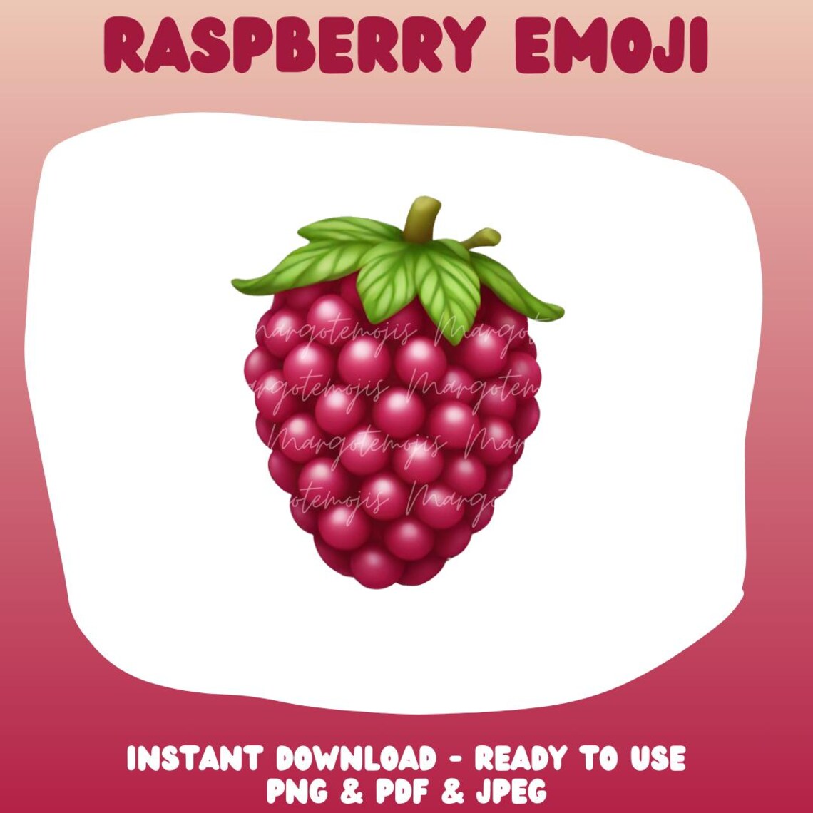 Raspberry Emoji Raspberry Emotes, Cute and Exclusive Emotes, Ready to ...