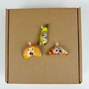Cat Memes Plush Keychains Banana Cat Happy Cat Mini Size Silly Cat Meme ...