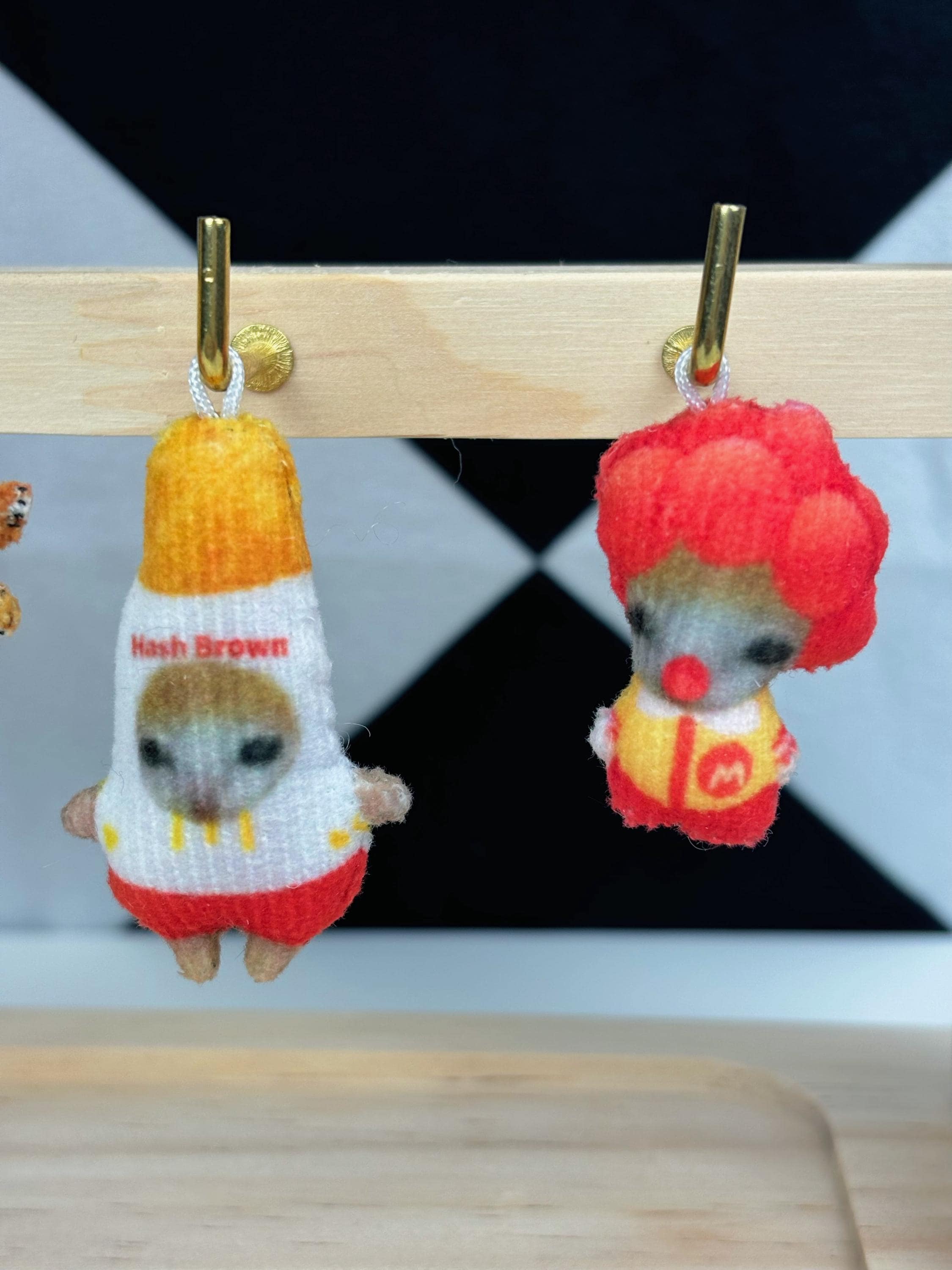 Happy Cat Memes Plush Cute Mini Keychain Banana Cat Avocado Cat Tempura ...