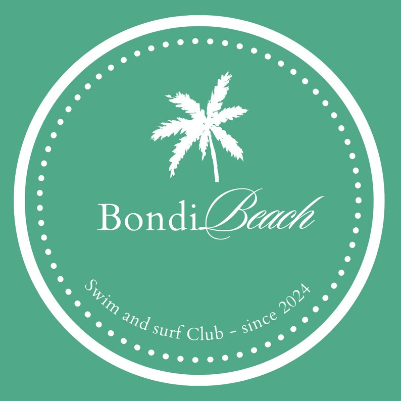 Bondi Beach - Swim and Surf Club Logo - Etsy