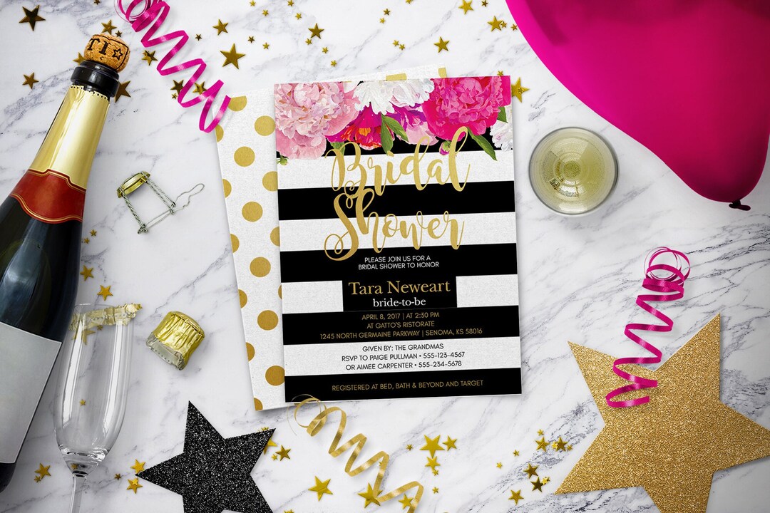 Bridal Shower Invitation | Floral Bridal Shower Invitation | Kate ...