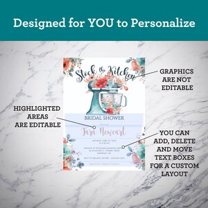 Kitchen Bridal Shower Invitation | Stock the Kitchen Wedding Shower ...