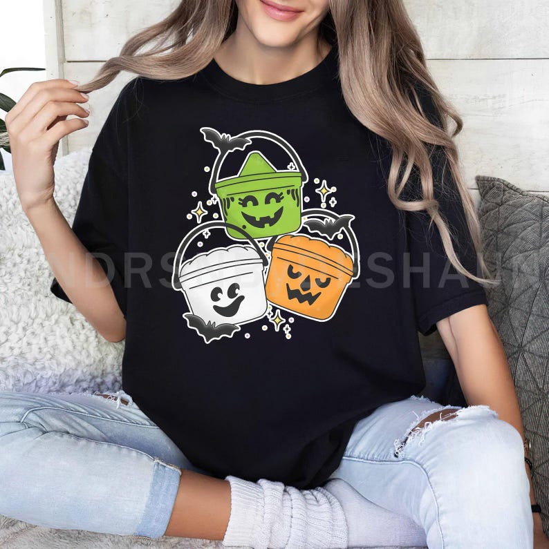 Happy Meal Bucket Shirt,cute Graphic Tee,cute Pails T-shirt Plus Size T ...