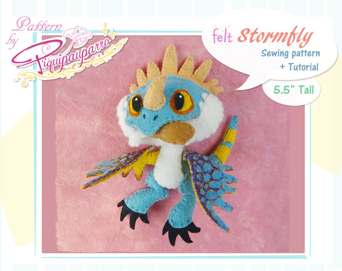 PDF Sewing pattern instructions Little Stormfly DIY | Etsy