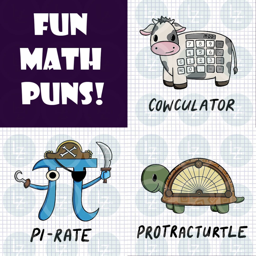 Punny Math Posters - Etsy