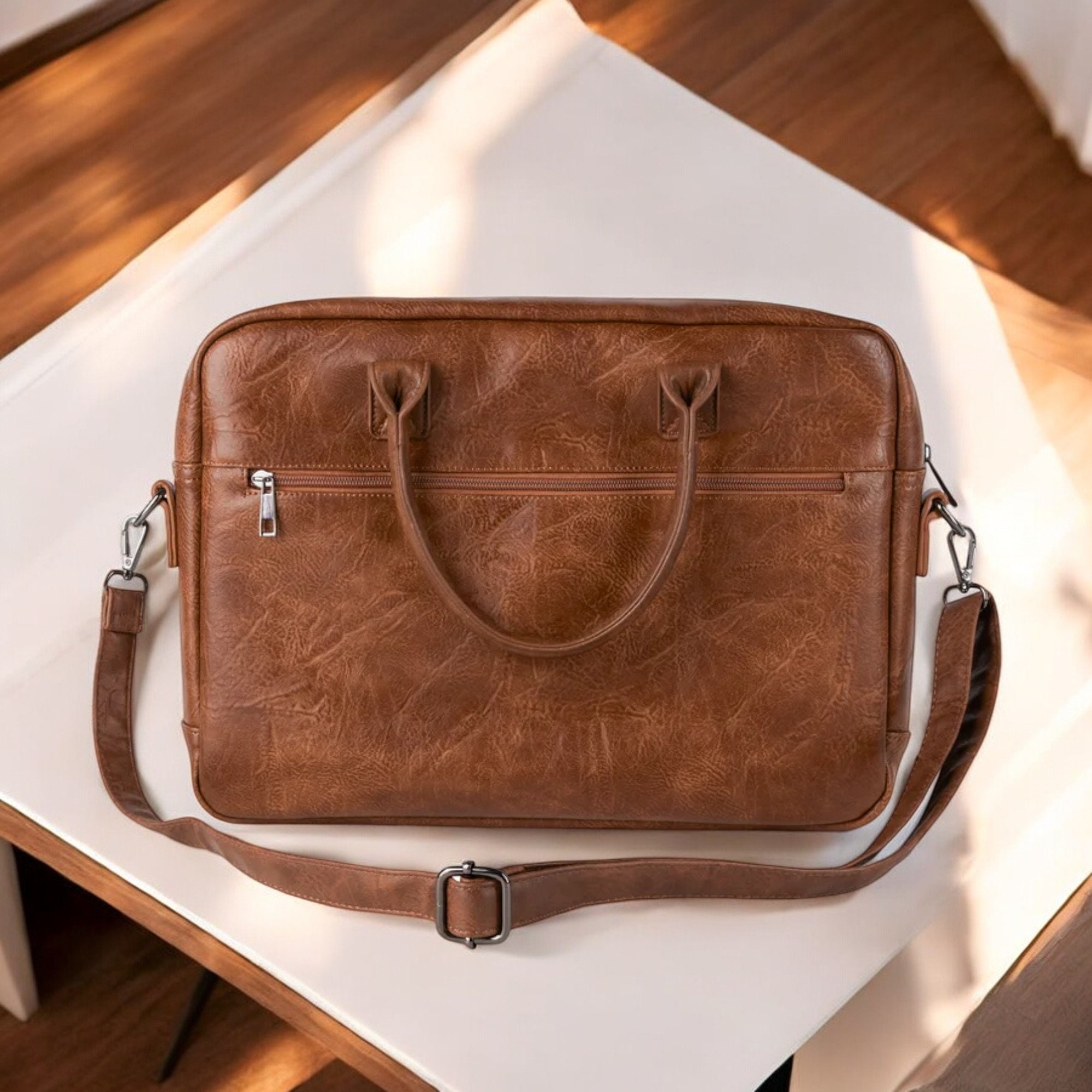 Personalised Leather Laptop Sleeve, Custom Engraved Protective Case for ...