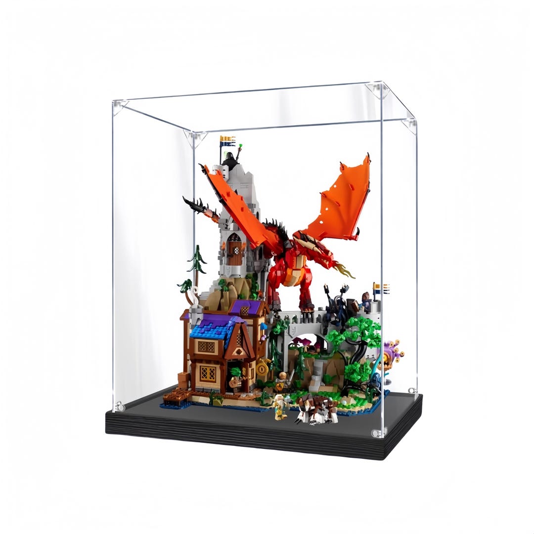 Acrylic Display Case for Lego Dungeons & Dragons: Red Dragon's Tale ...
